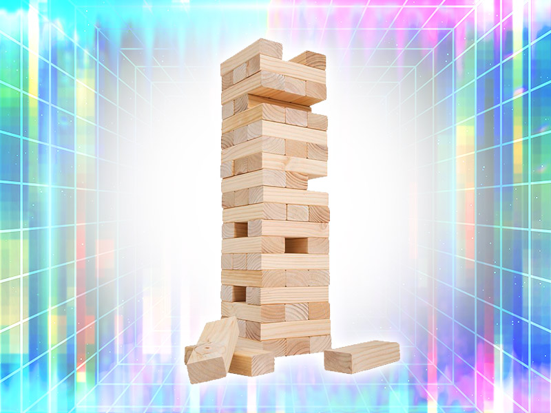 Giant Tumbling Tower ($95) - Chicago Sports Games